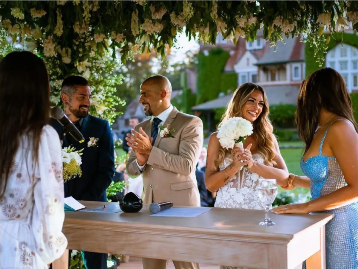 ¿Qué dijo la flamante esposa de Sebastián Verón tras el casamiento?