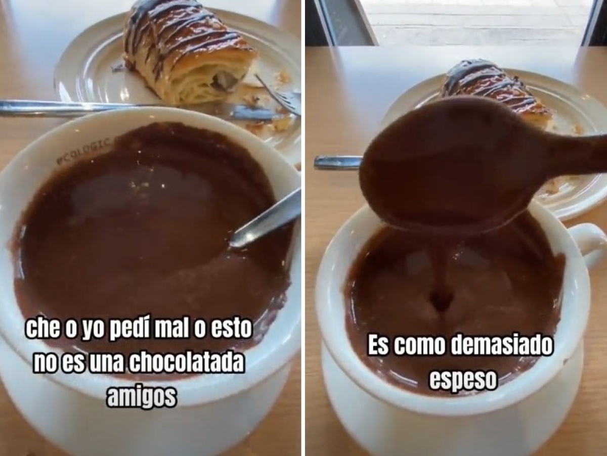 Pidió una chocolatada en España y se sorprendió con lo que le trajeron ...