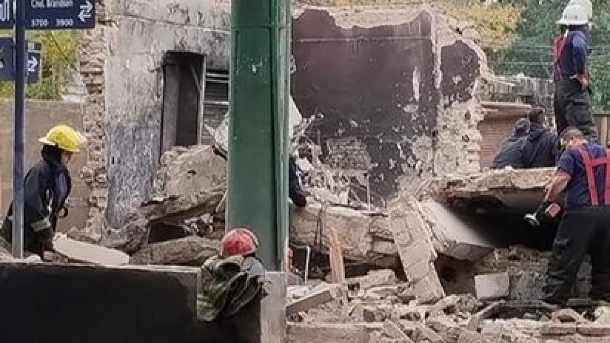 Un joven de 18 años fue encontrado sin vida en el derrumbe de un edificio en Ituzaingó