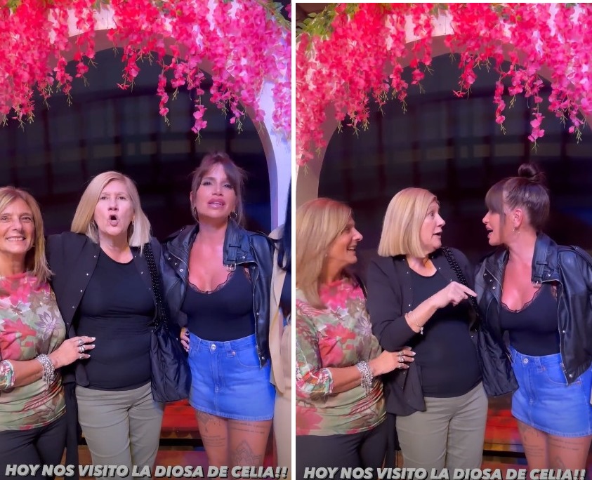 Celia Cuccittini, mamá de Lionel Messi fue a ver a Flor Peña a Rosario ...