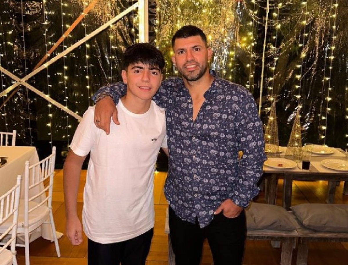 El hijo del Kun Agüero cumplió años y recibió una emotiva dedicatoria ...