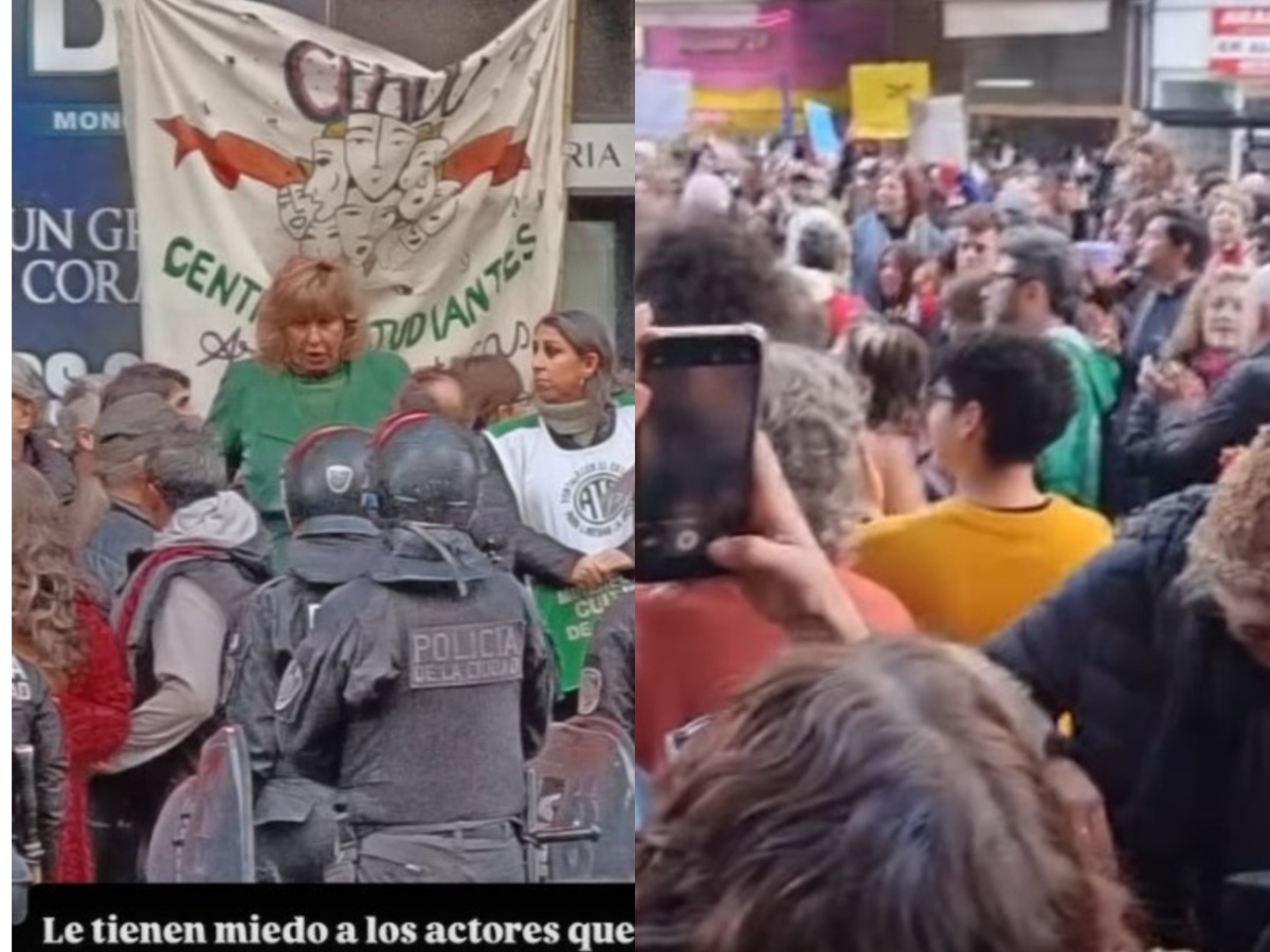 Reprimen a actores durante protesta pacifica en defensa del Instituto ...