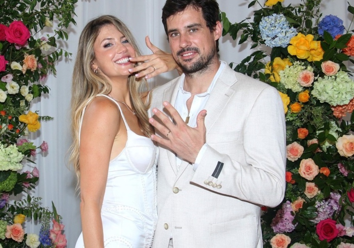 "Sí, quiero": Stephanie Demner y Guido Pella se casaron por civil y ...