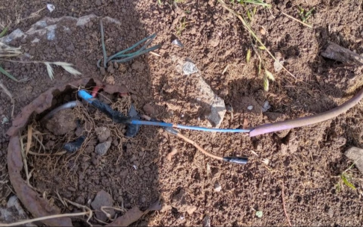 Preocupación por la presencia de cables pelados en Plaza Moreno